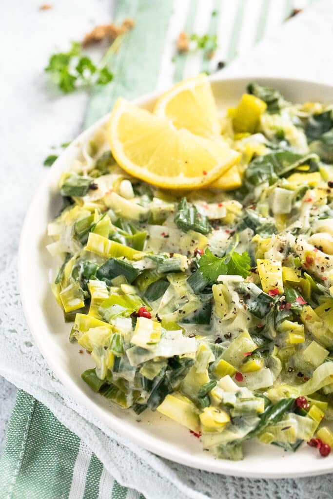 The Best Creamed Leeks - Where Is My Spoon