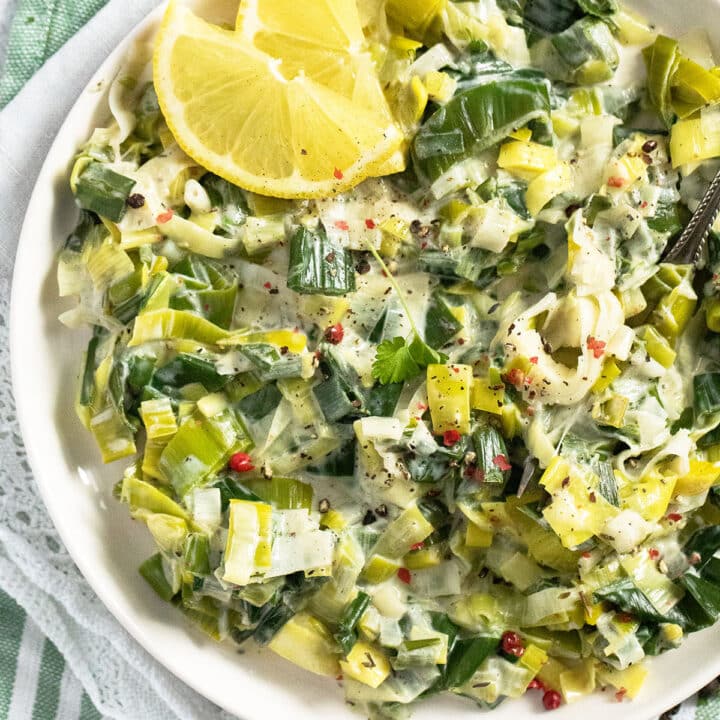 The Best Creamed Leeks - Where Is My Spoon