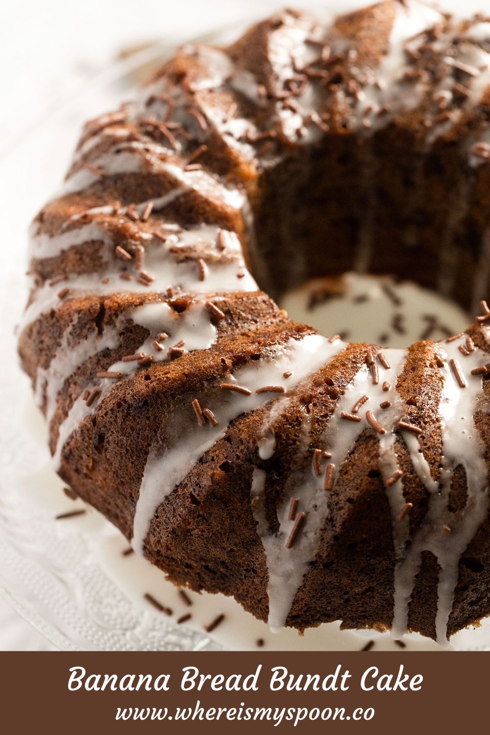 Easy Banana Bread Bundt Cake - Where Is My Spoon