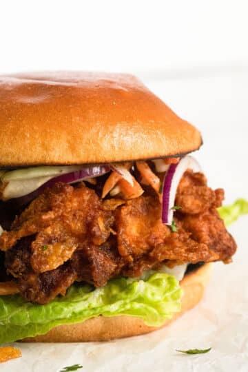 Crispy Chicken Burger - Where Is My Spoon