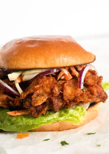 Crispy Chicken Burger - Where Is My Spoon