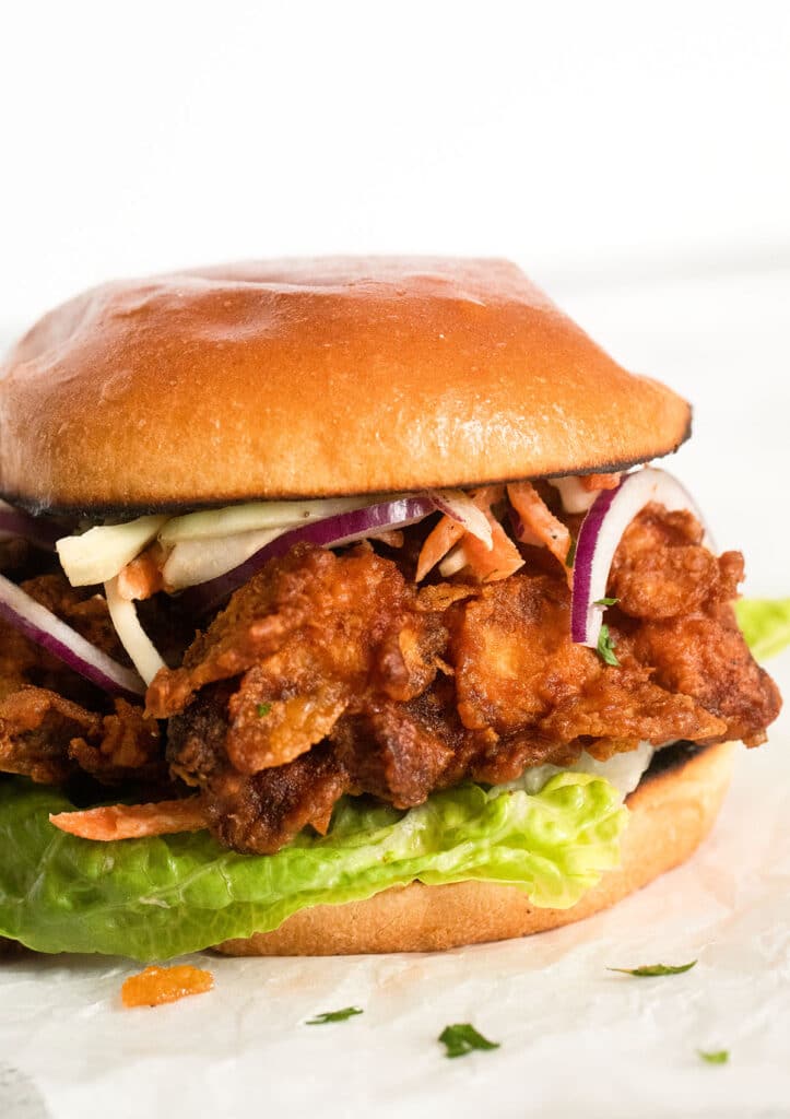 Crispy Chicken Burger - Where Is My Spoon