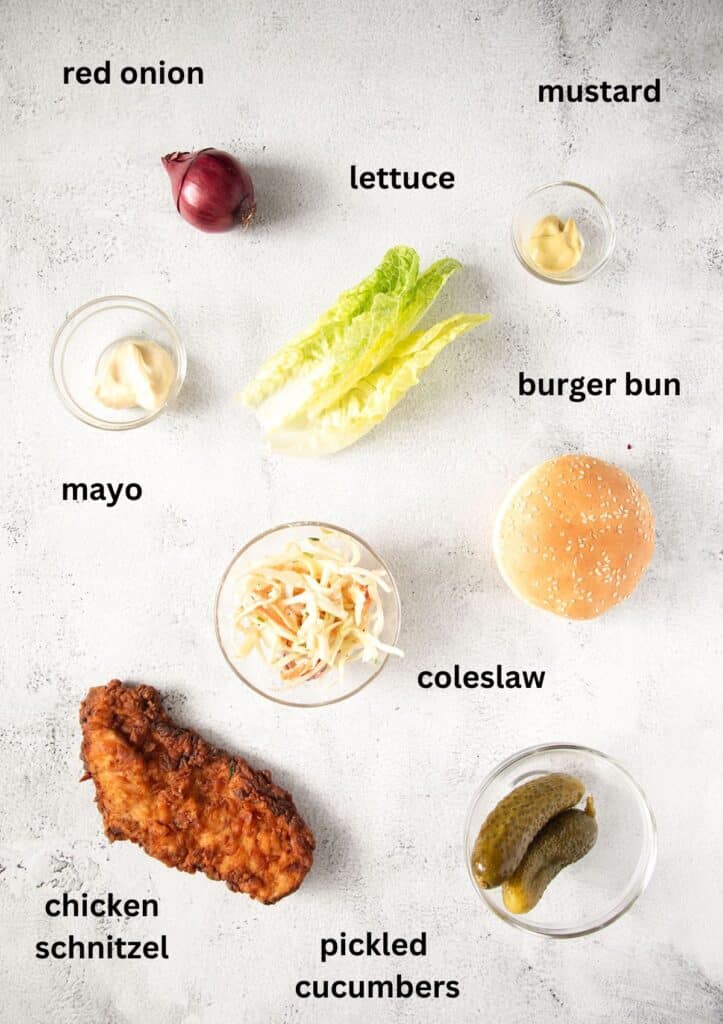 Chicken Schnitzel Burger - Where Is My Spoon