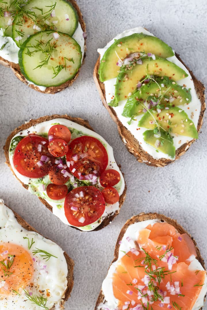 Cottage Cheese Toasts (6 Topping Ideas) - Where Is My Spoon