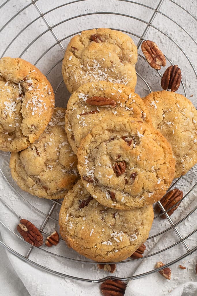 The Best Coconut Pecan Cookies - Where Is My Spoon