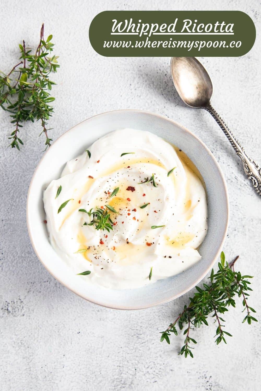 5-Minute Whipped Ricotta - Where Is My Spoon