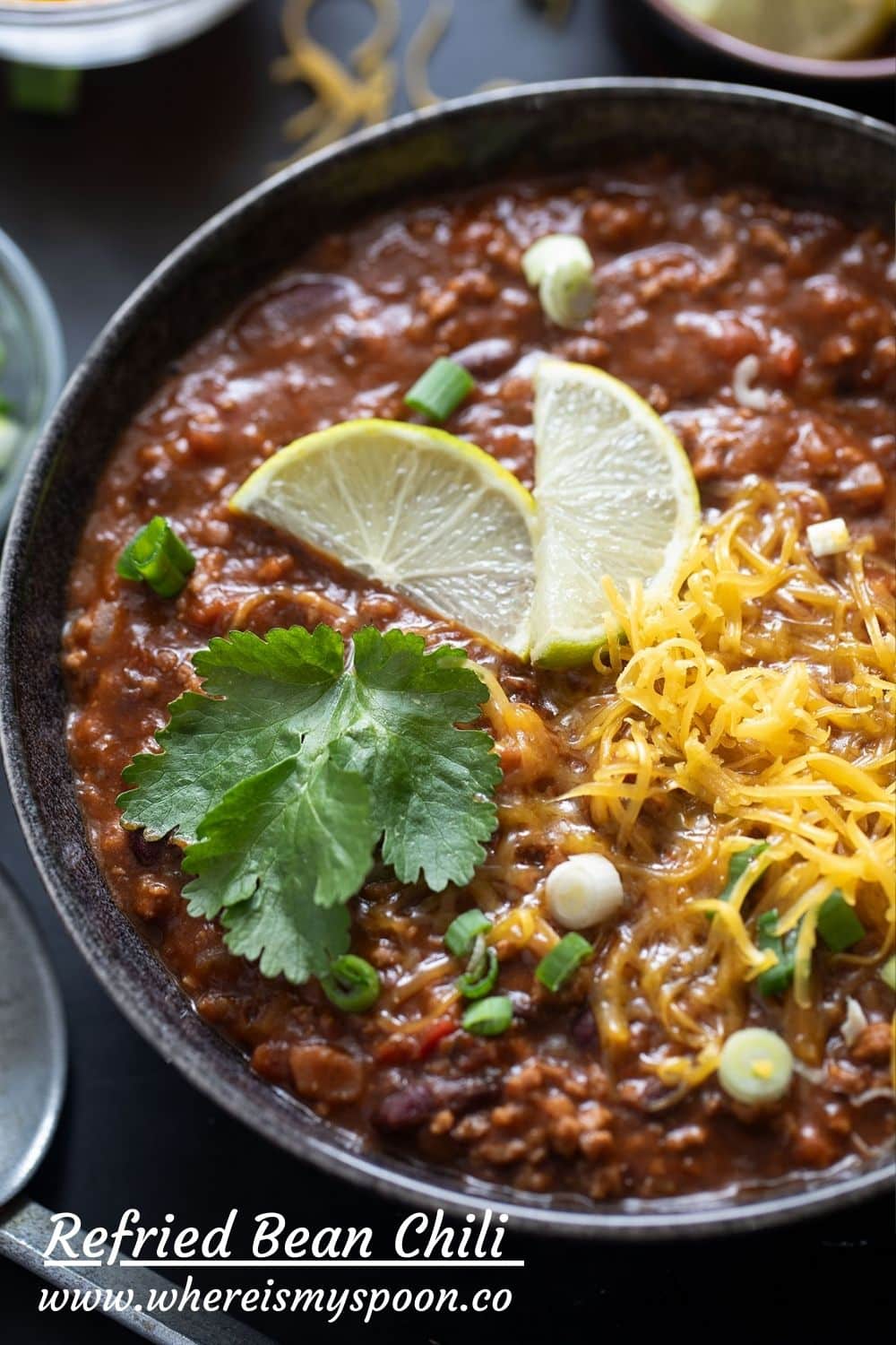 The Best Refried Bean Chili - Where Is My Spoon