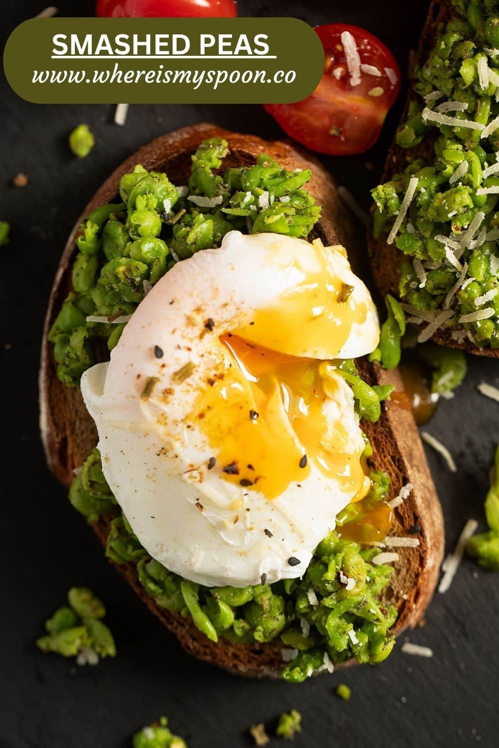 Smashed Peas on Toast - Where Is My Spoon