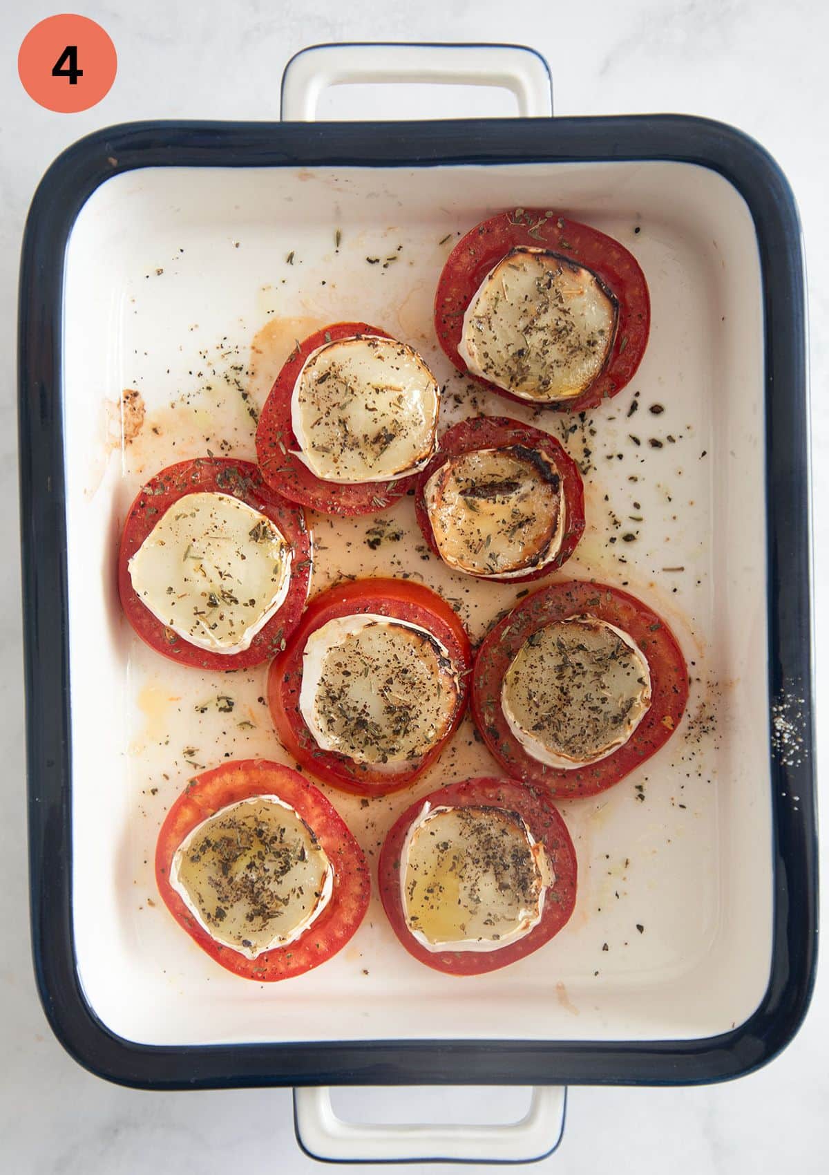 Baked Goat Cheese with Tomatoes - Where Is My Spoon
