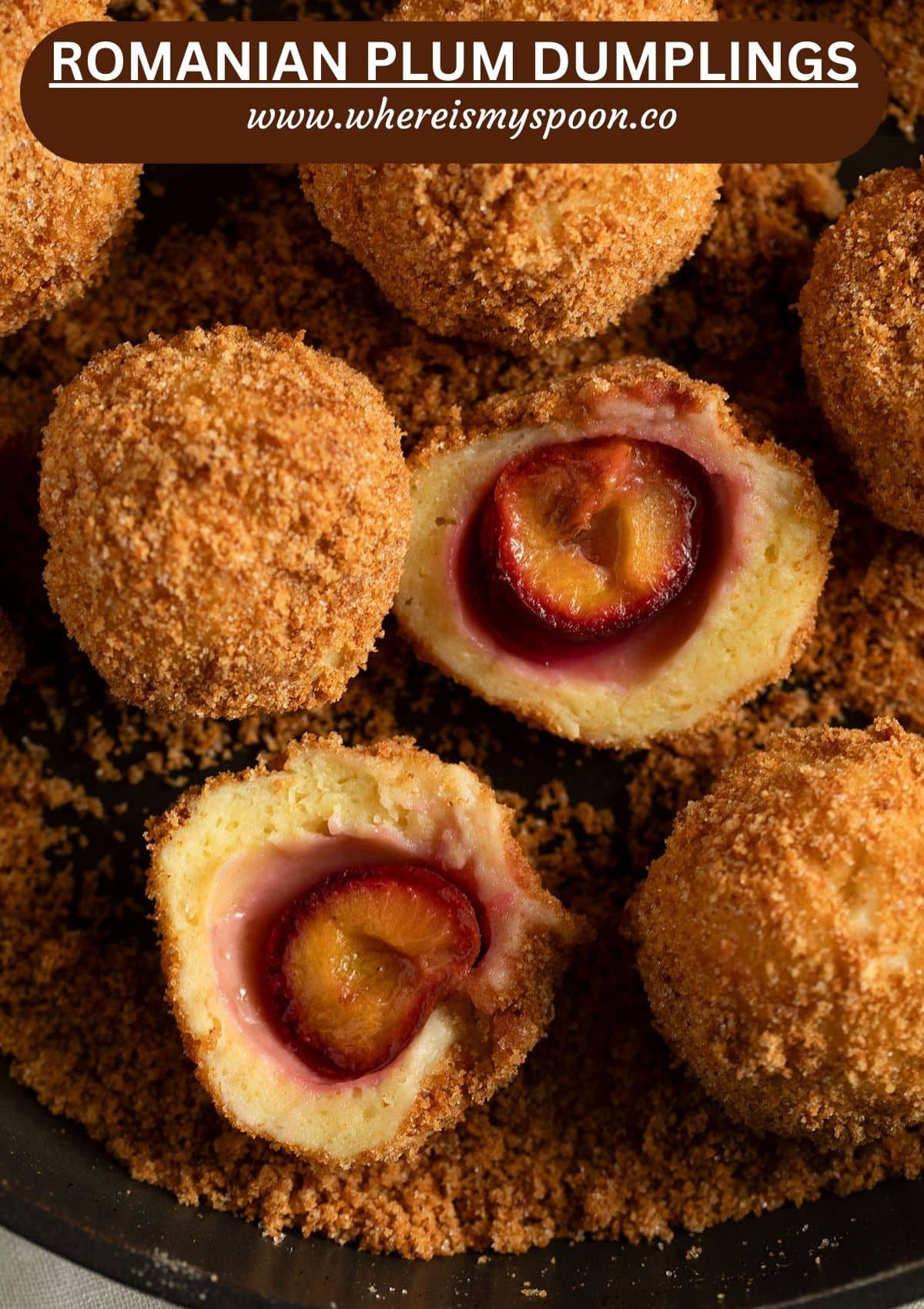 Plum Dumplings - A Classic European Dessert - Where Is My Spoon