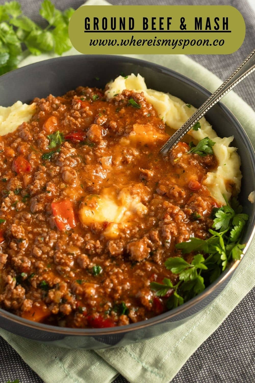 Ground Beef Mashed Potatoes Recipe - Where Is My Spoon