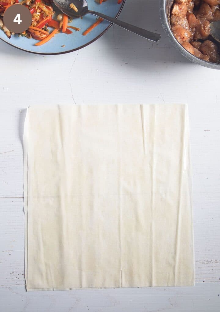 Crispy Chicken Filo Parcels - Where Is My Spoon