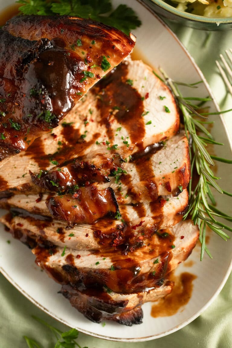 Juicy Honey Baked Turkey Breast - Where Is My Spoon
