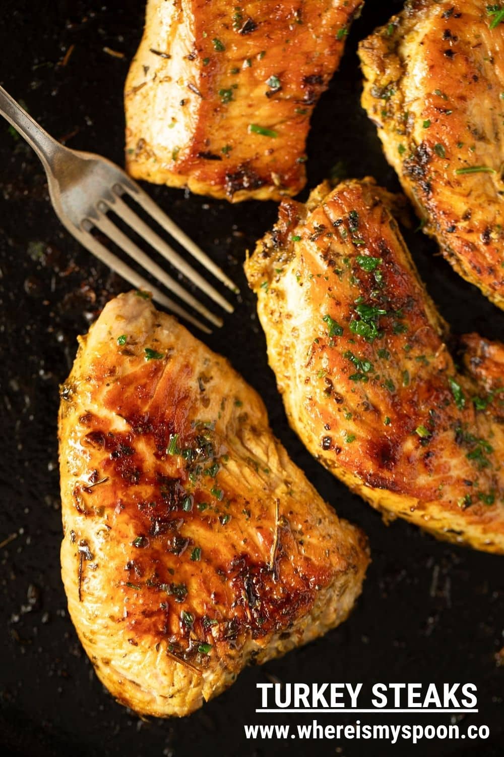 Easy Turkey Steaks (Without Drying Them Out) - Where Is My Spoon