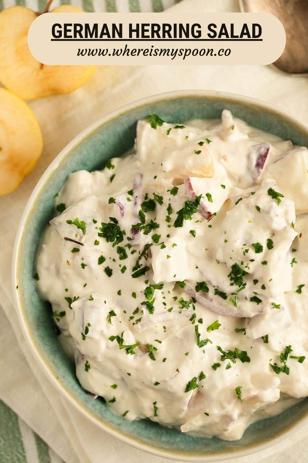 German Herring Salad - Where Is My Spoon
