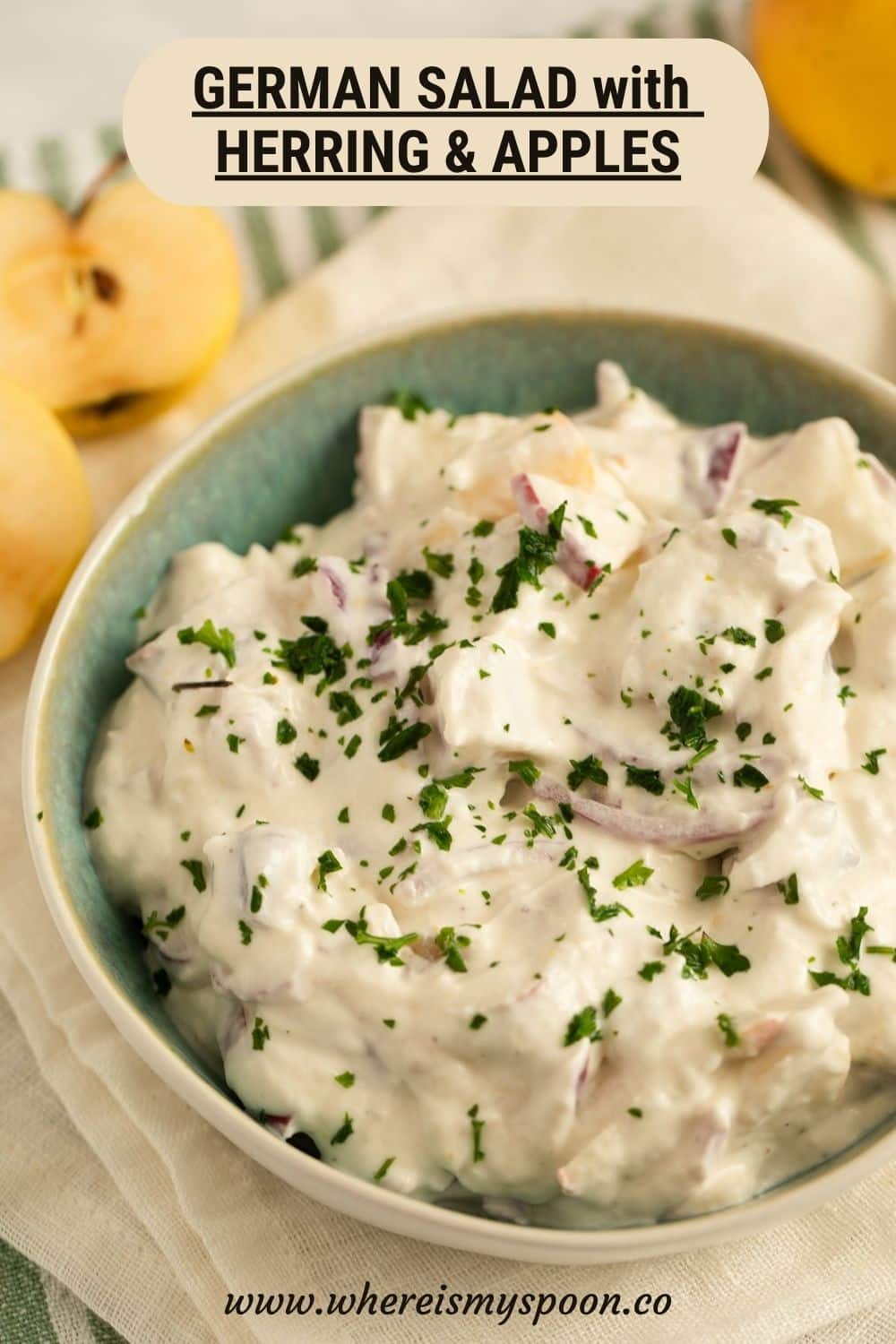 German Herring Salad - Where Is My Spoon