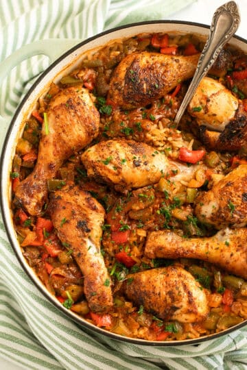 Baked Chicken Drumsticks and Rice - Where Is My Spoon